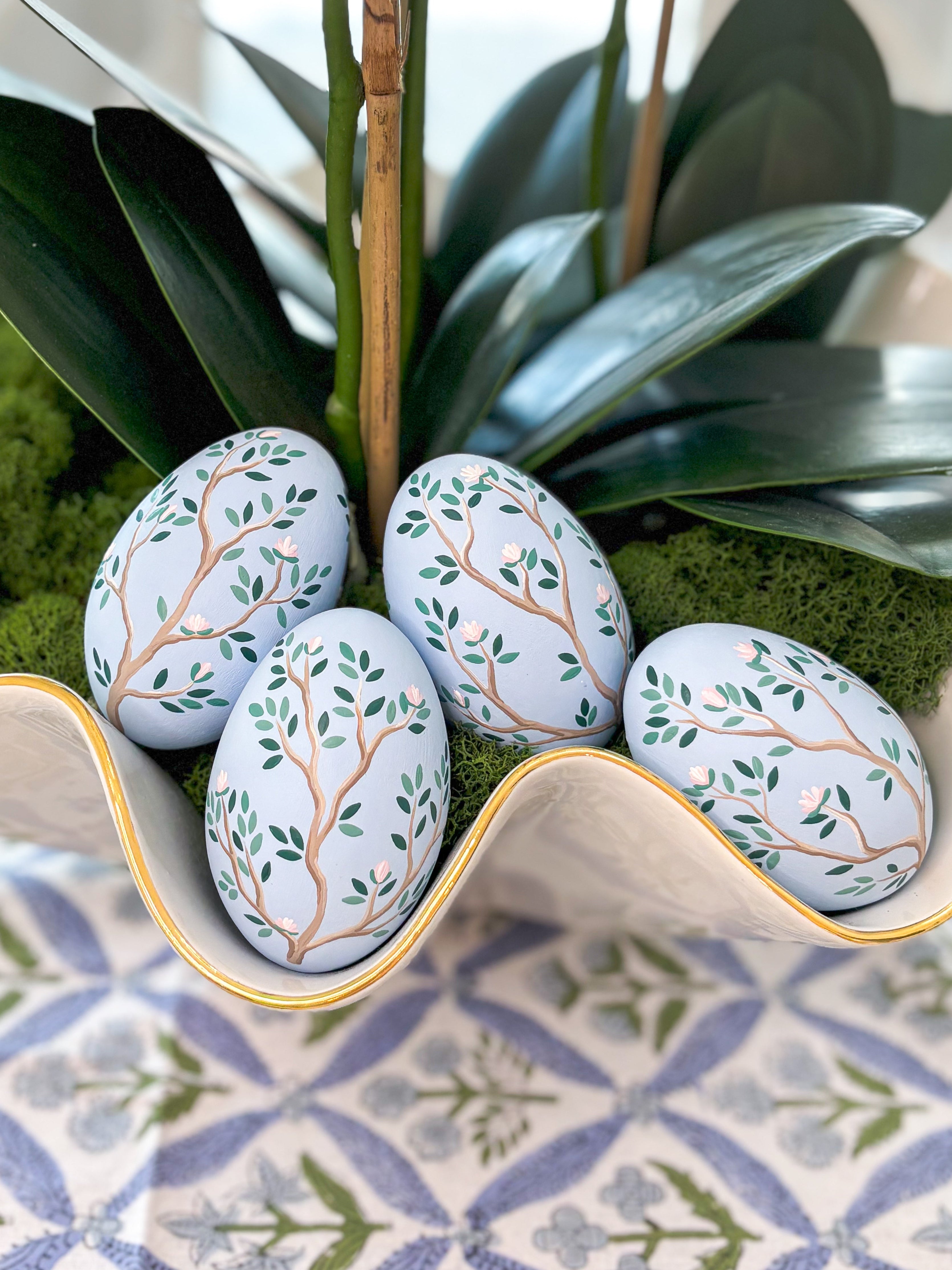 Blue Chinoiserie Easter Egg – Ashley Gale Designs